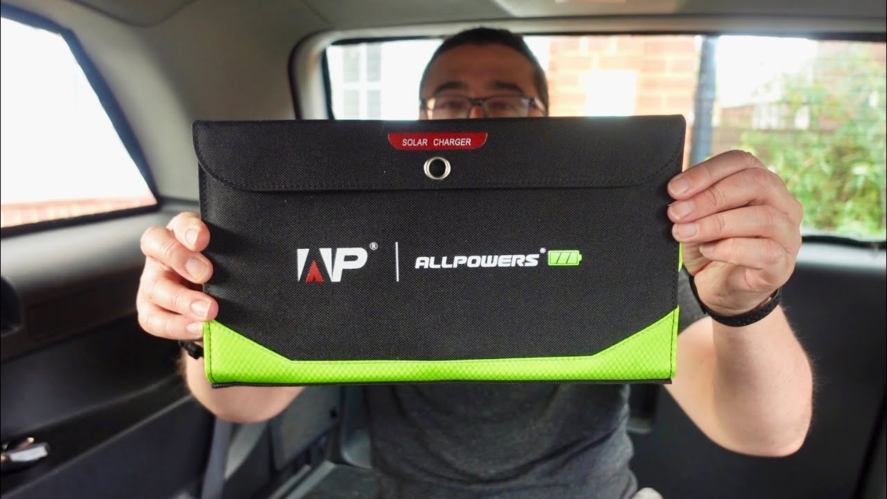 BUDGET Solar Power Bank for Car Camping and Wild Camping - Testing the ...