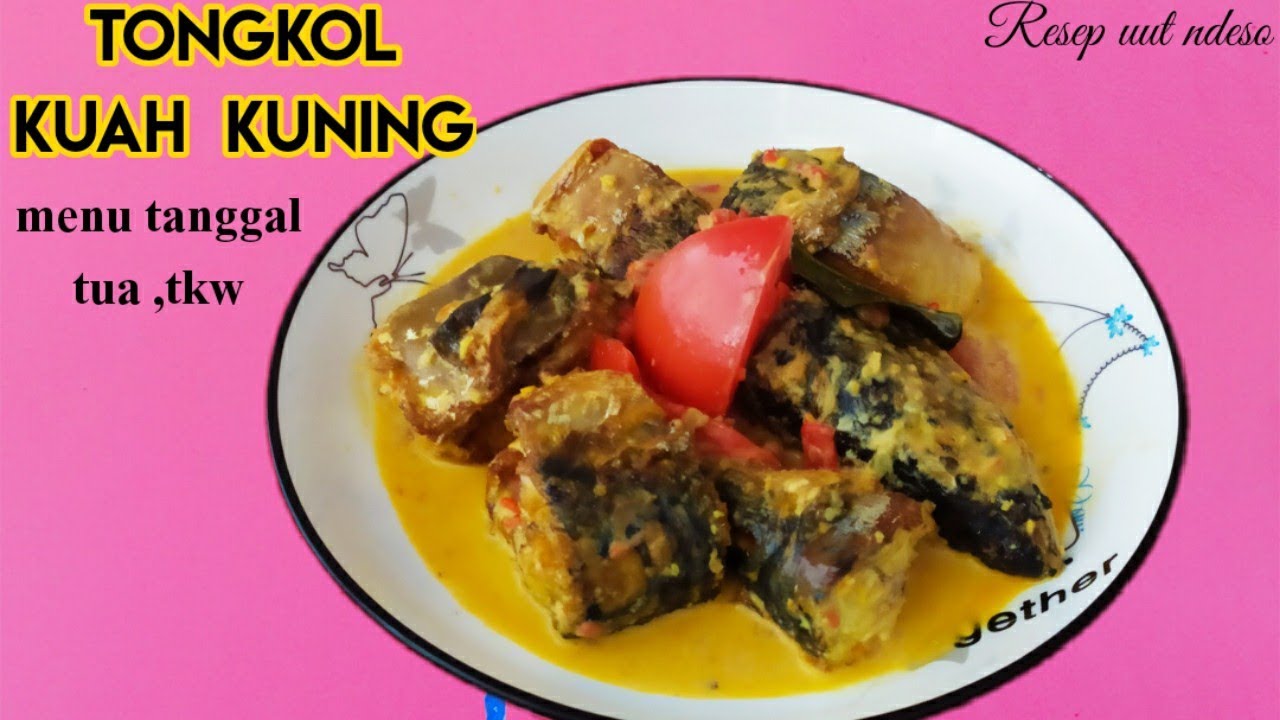 RESEP TONGKOL MASAK KUNING | Tuna fish in yellow sauce - YouTube