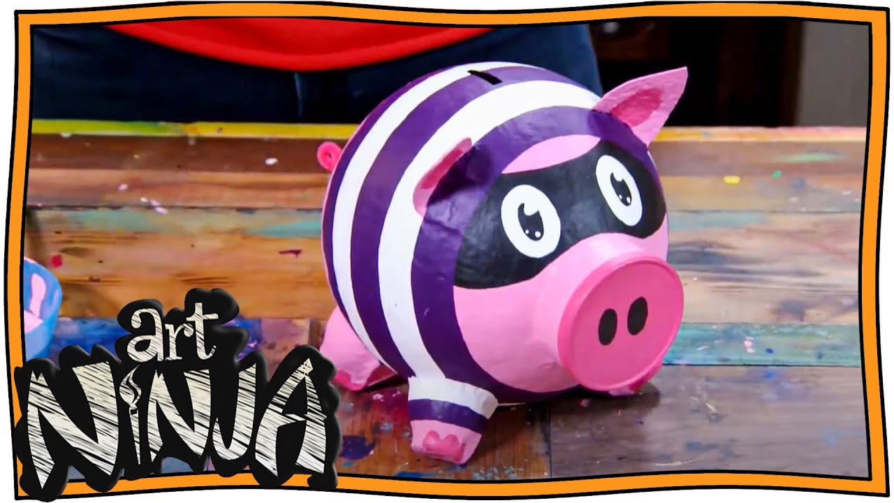 Make your Own Piggy Banks | Art Ninja | Nugget - YouTube