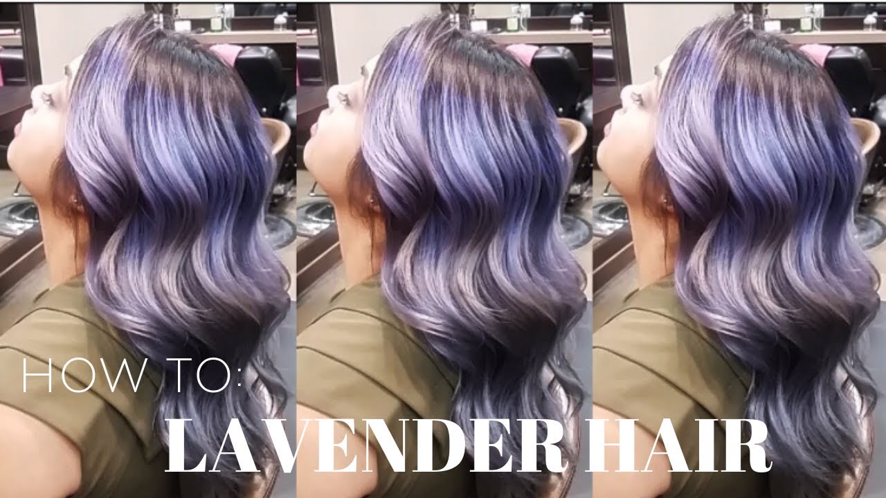 how to get LAVENDER HAIR - YouTube