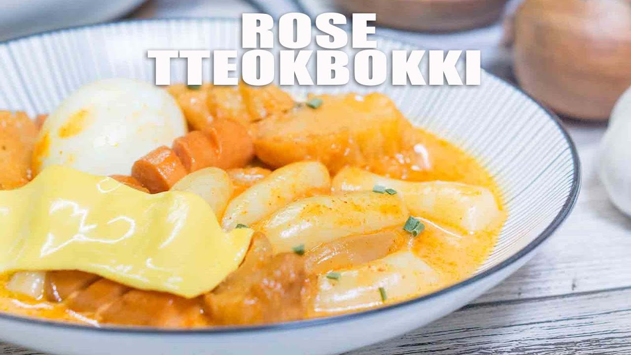 Quick and Easy Rosé Tteokbokki Recipe - YouTube