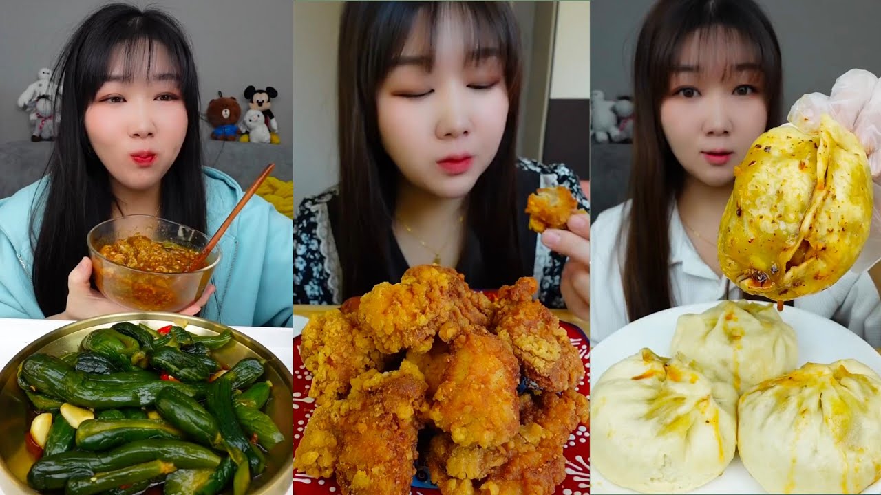 ASMR CHINESE FOOD MUKBANG EATING SHOW 소리좋은 여러가지 음식 먹방 모음이 팅쇼 리얼 사운드 กิน ...