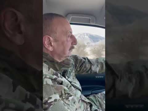 İlham Əliyev Qubadlı rayonundadır