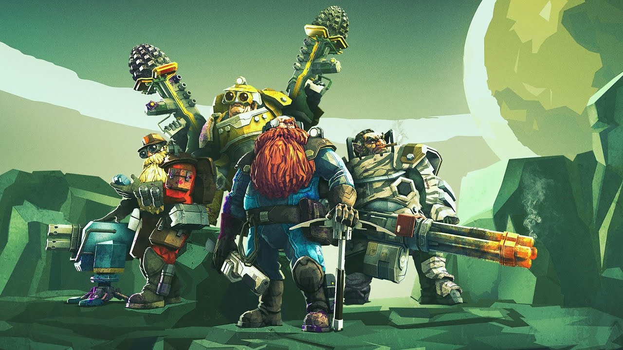 Two naked chins try to grow beards in Deep Rock Galactic (Ep 1) - YouTube
