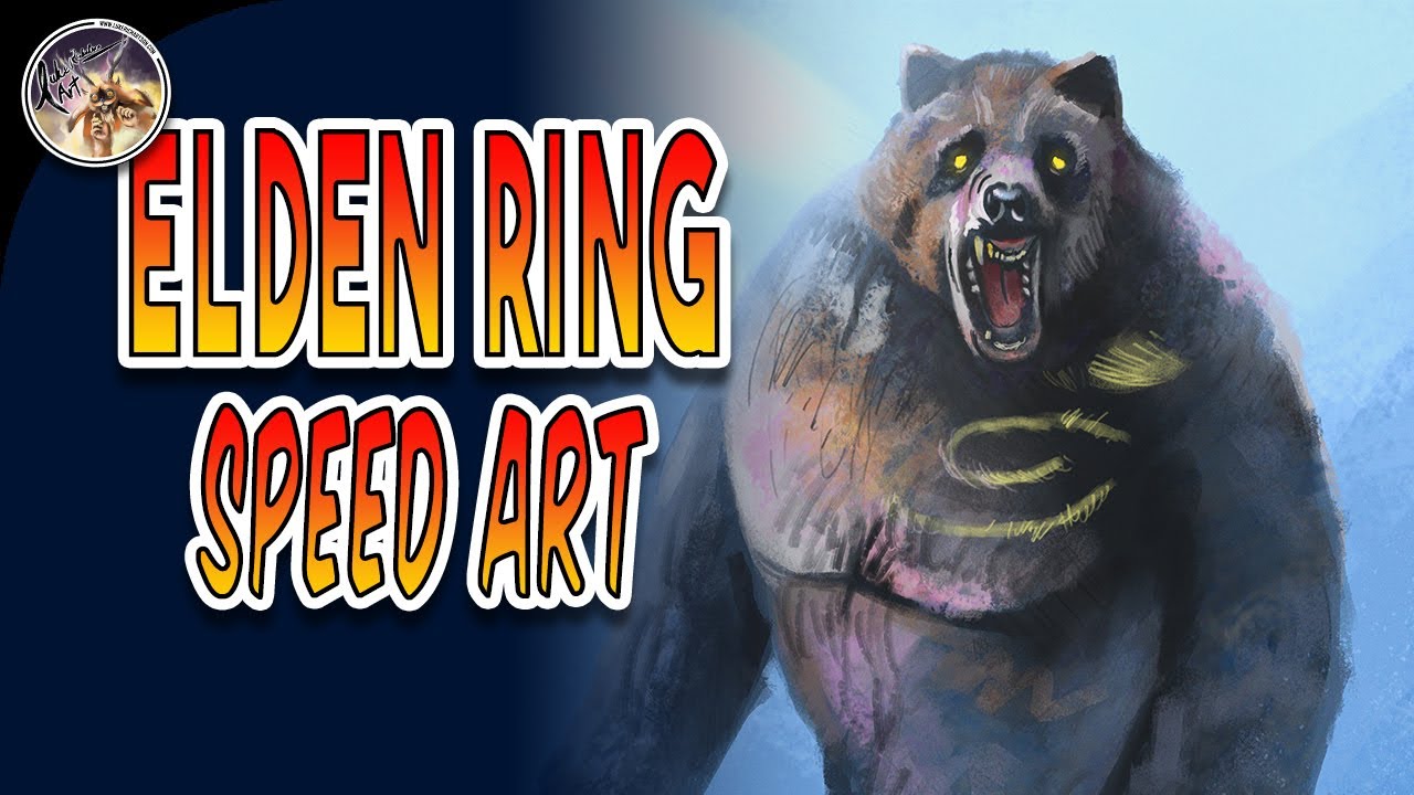 Elden Ring ART Timelapse: Rune Bear - YouTube
