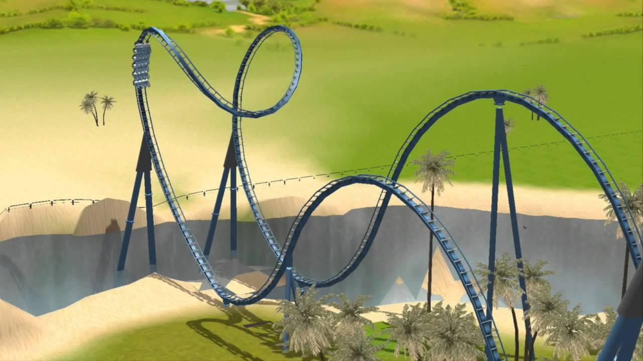 RIPTIDE-B&M Floorless Coaster (RCT3) - YouTube