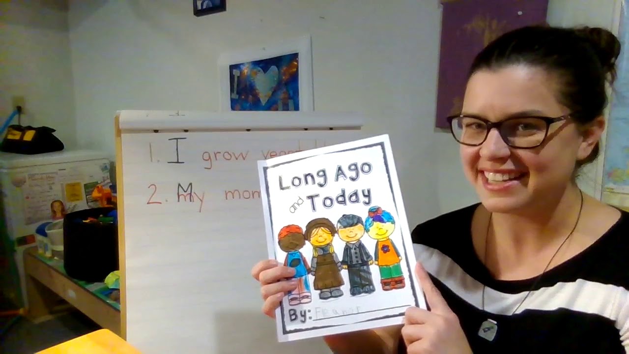 Writing Day 1- Long Ago and Today - YouTube