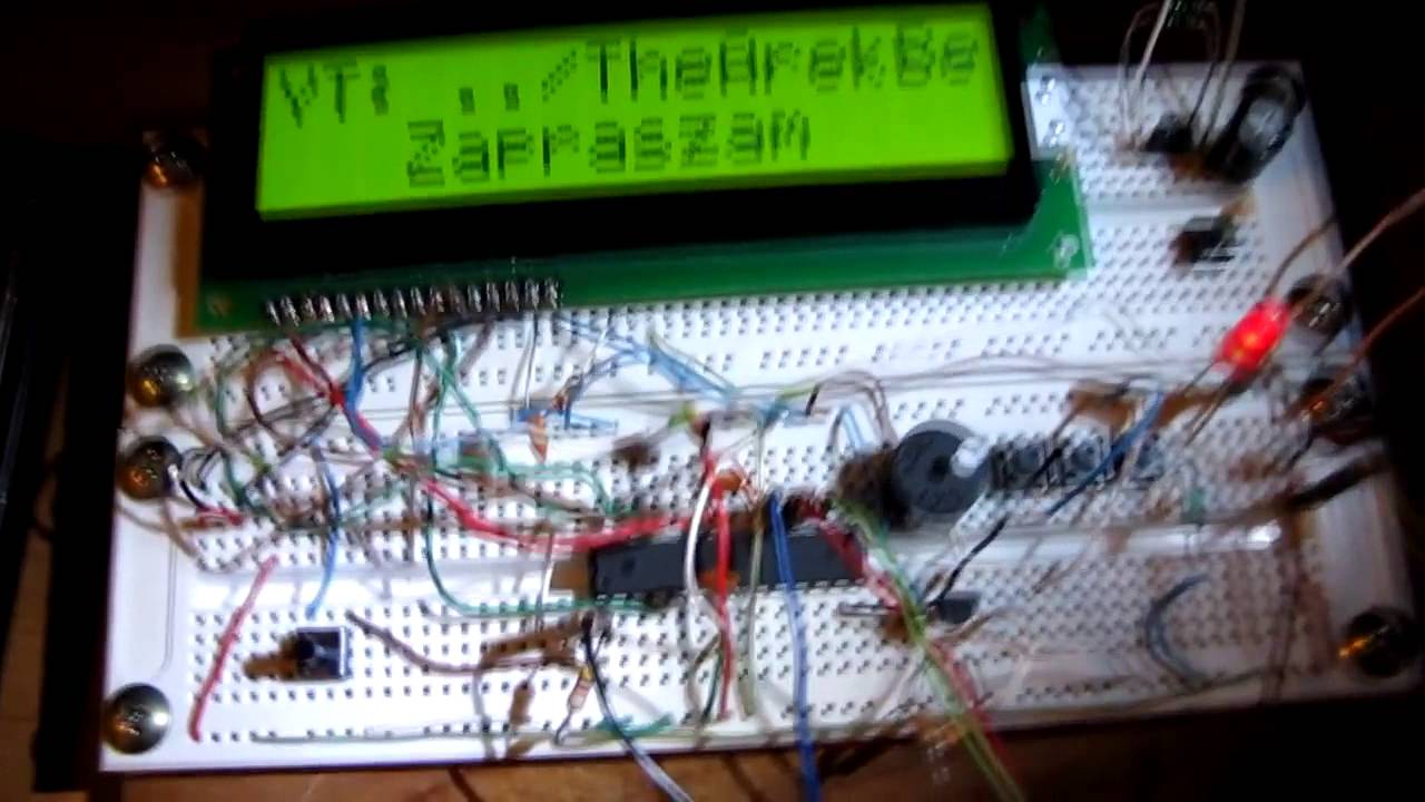 ATMega & LCD - Display Test - YouTube