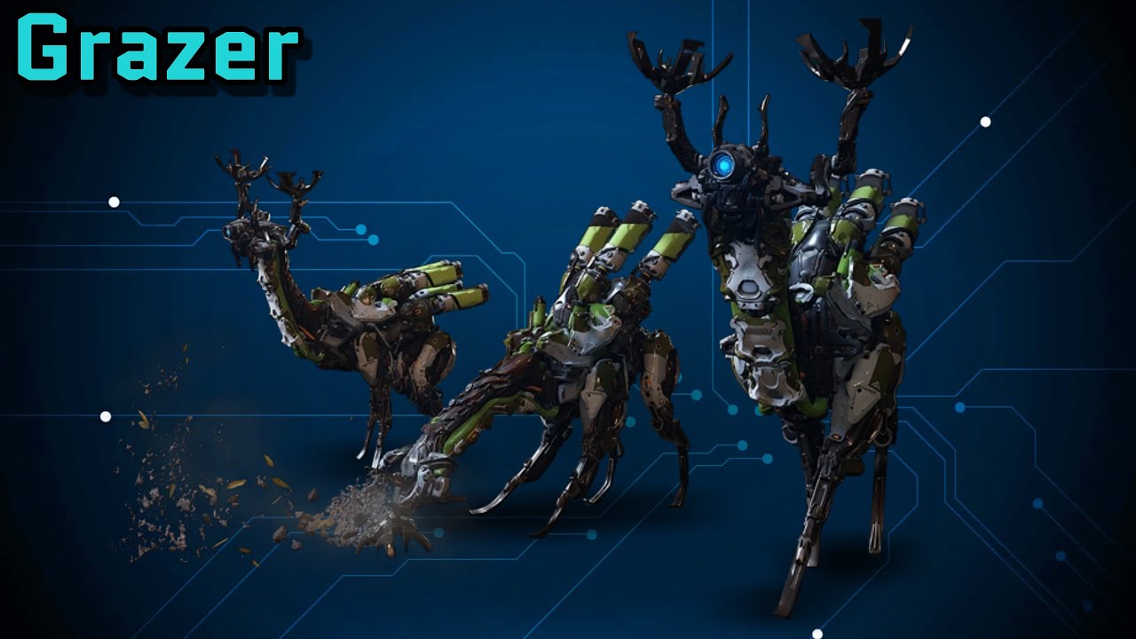 Grazer model - Horizon Zero Dawn (in game) - YouTube