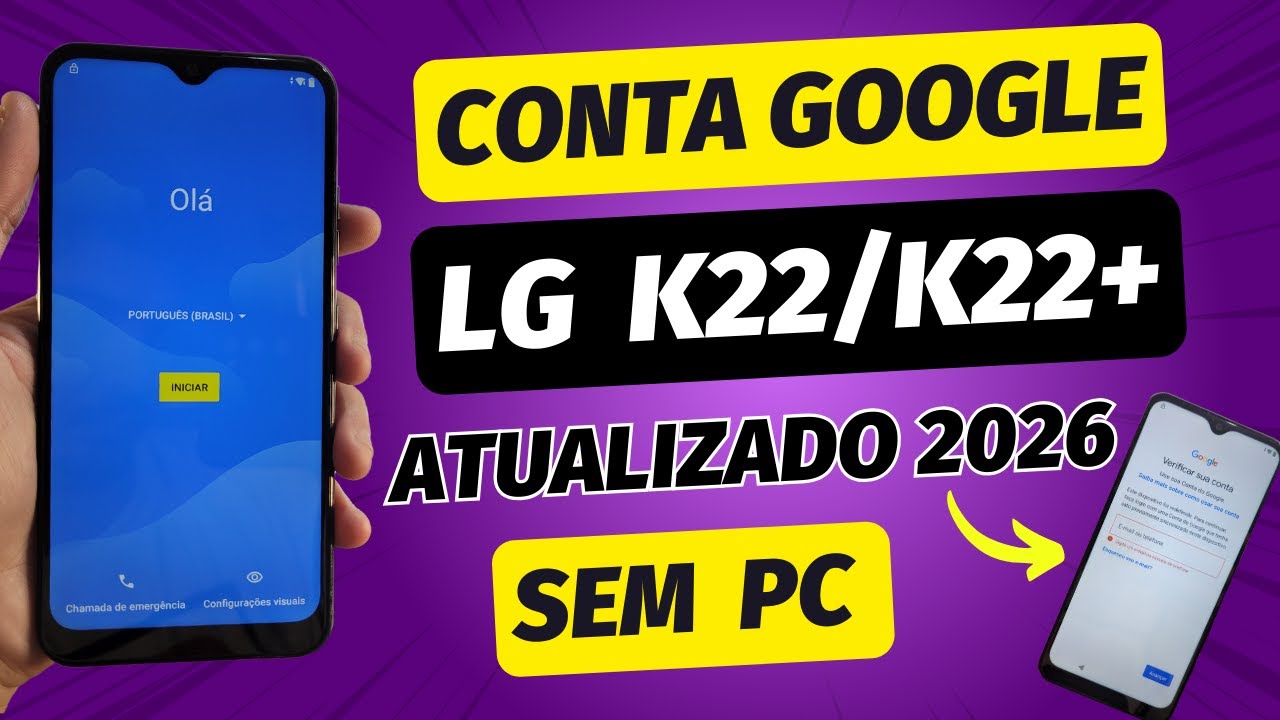 REMOVER CONTA GOOGLE LG K22 E K22 PLUS ATUALIZADO 2024 ANDROID 10 SEM PC NOVO MÉTODO SEM ERROS ...