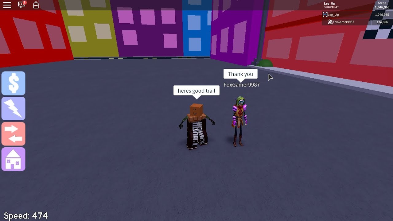 ROBLOX speed city trail givaway - YouTube