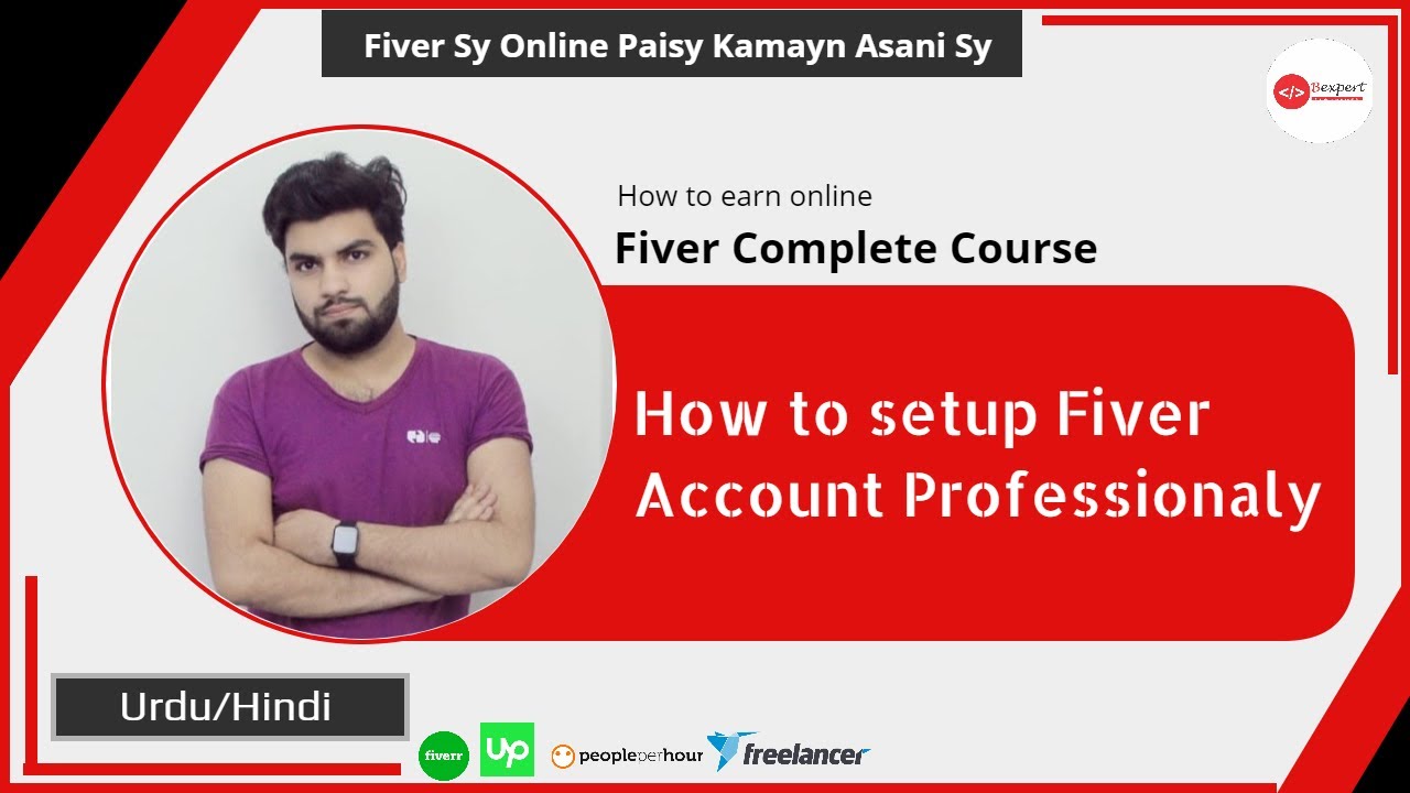 How To setup An Account on fiver Professionaly || Asad Mukhtar - YouTube