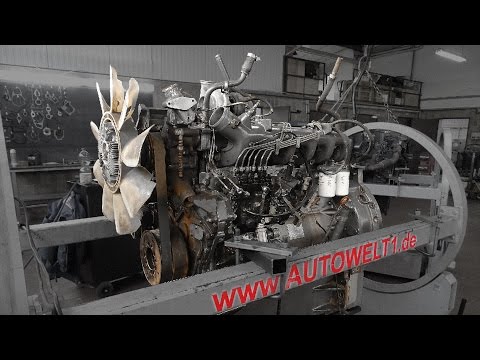 Motorenistandsetzung, Stop Motion Engine Reassembly TRAKTOR FENDT D0826 LE523