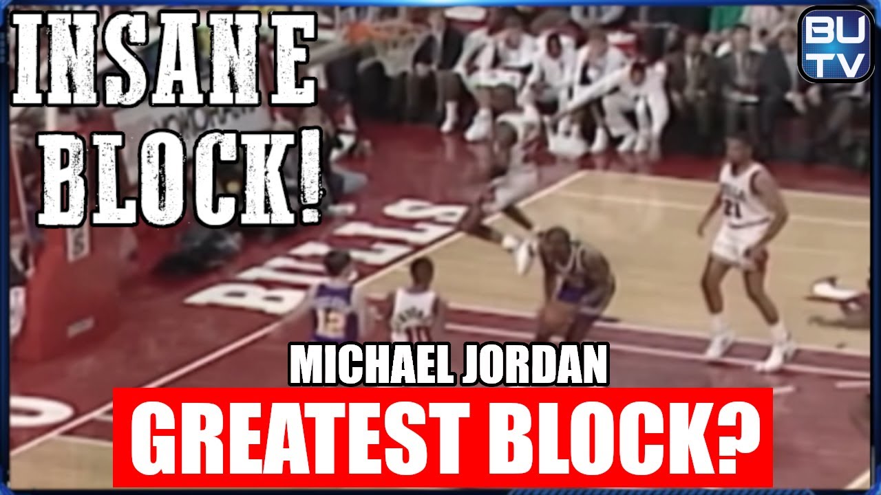 Michael Jordan's Insane Block! | The Greatest Block in NBA History ...