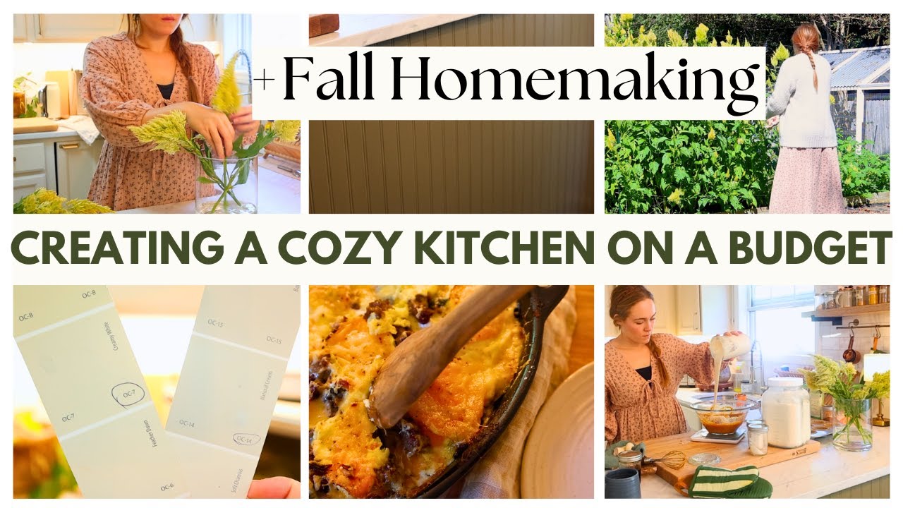 Cozy Small Kitchen Makeover + Cooking Beautiful Seasonal Food At Home ...