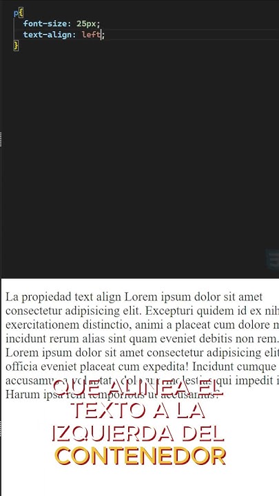 Propiedades Css Text Align Html Htmlcss Programacion Desarrolloweb Style Youtube