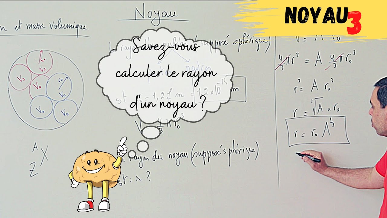 Noyau 3 (volume et rayon d'un noyau) - YouTube