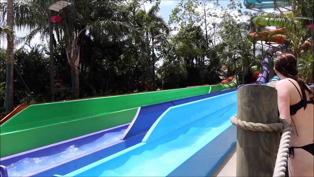 Ihu's Breakaway Falls, Aquatica Orlando - YouTube