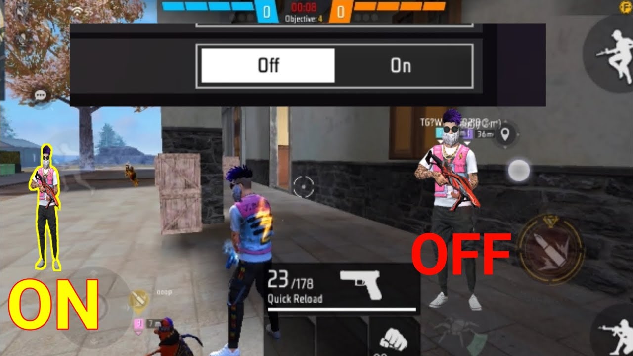Use of free fire enemy outline setting | Use Of Free Fire Enemy Outline ...