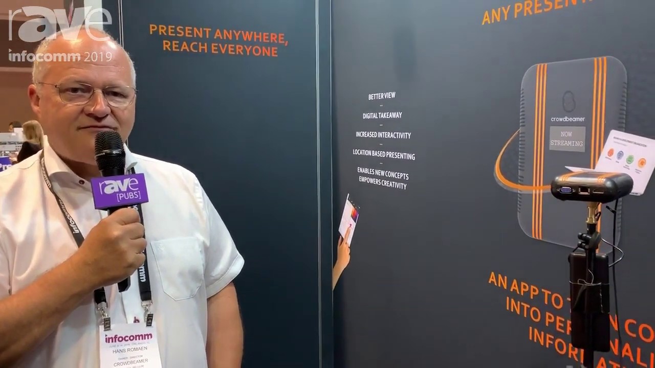 Crowdbeamer at InfoComm 2019 in Orlando - YouTube