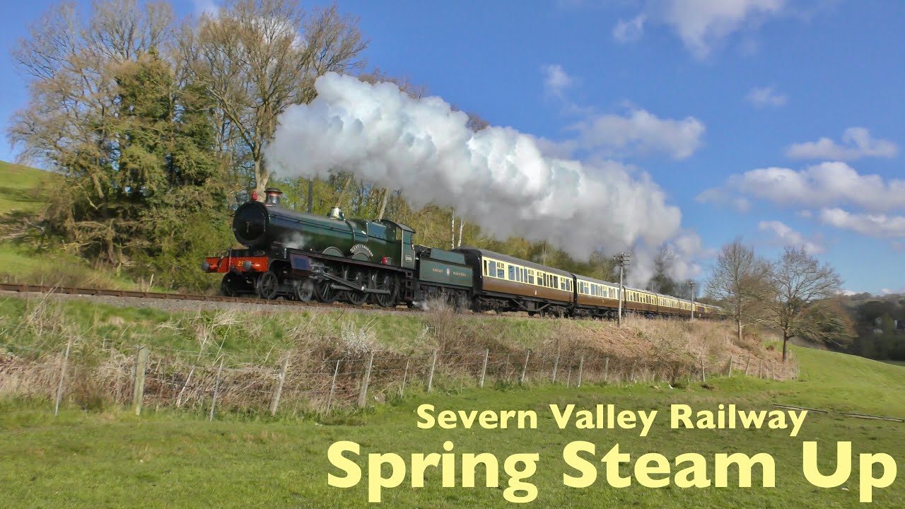 Severn Valley Railway Spring Steam Up 2021 - YouTube