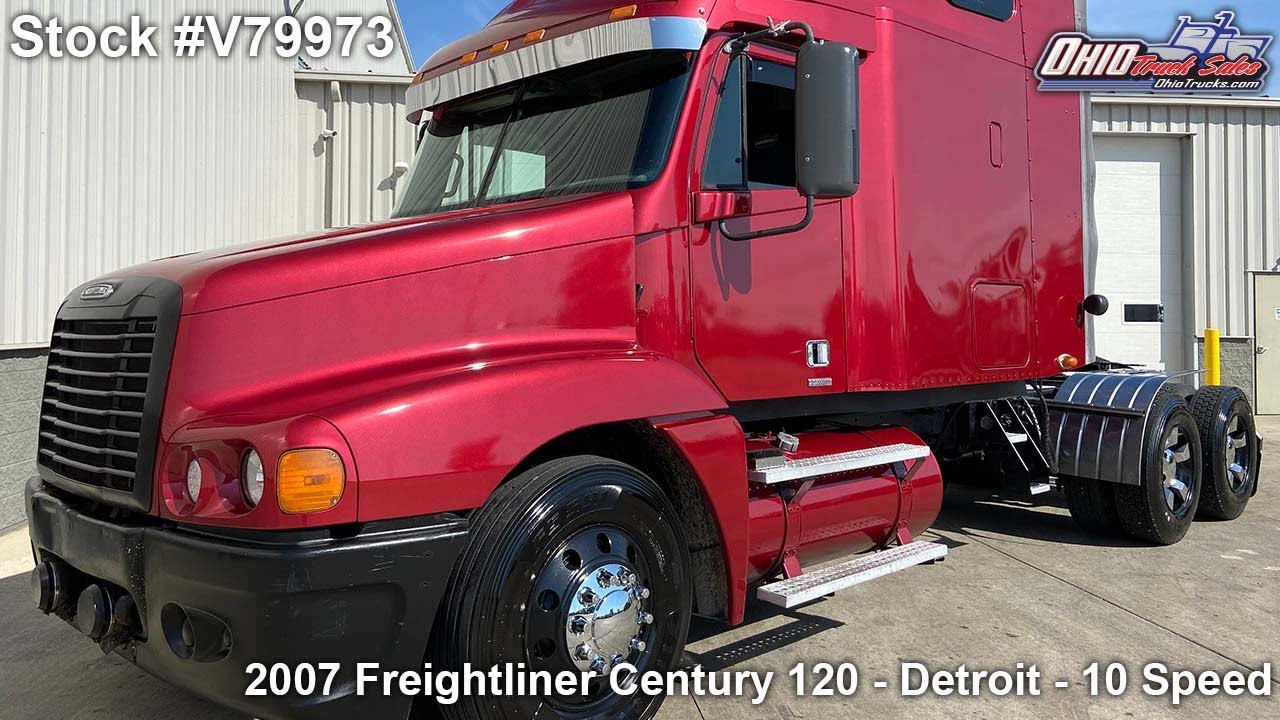 2007 FREIGHTLINER CENTURY 120 - V79973 - SOLD - YouTube