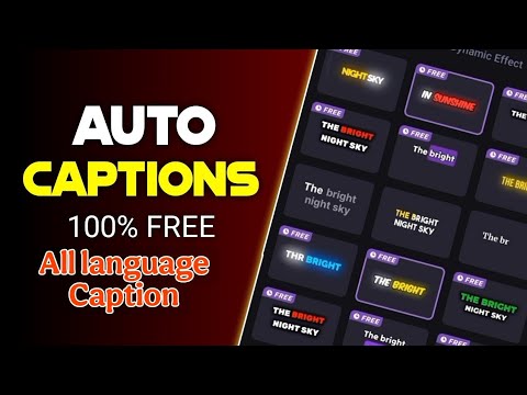 How to Generate AI Auto Captions Without Watermark | AI Caption ...