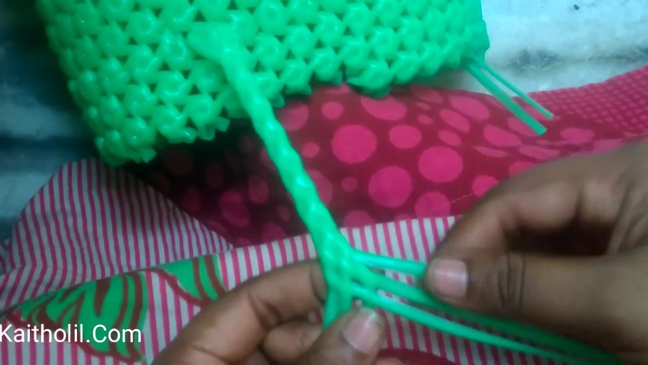 Plastic Wire Koodai Handle Making with 3 Wire ( Model - 4 ) - YouTube