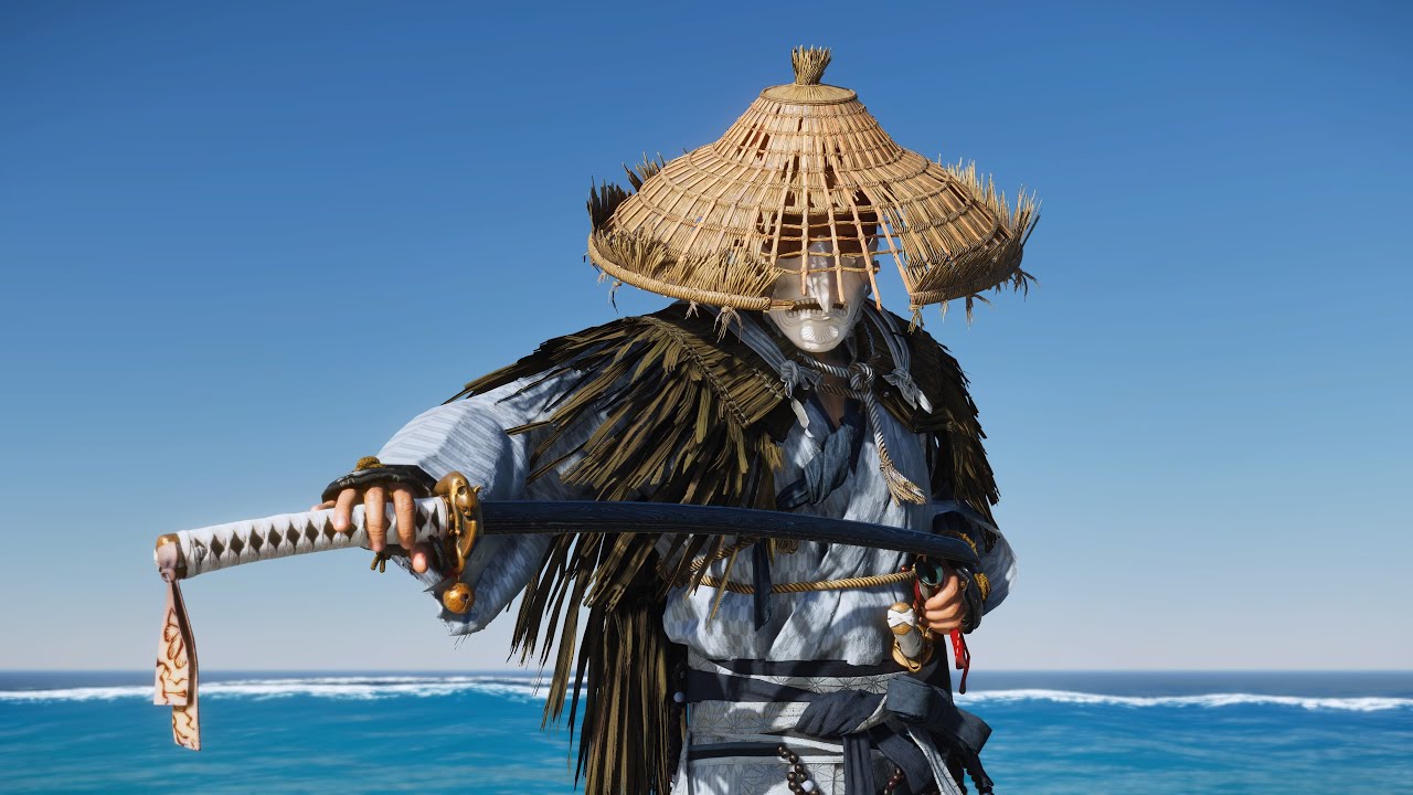 THE WHITE SAMURAI - Ghost of Tsushima - Aggressive Stealth & Combat ...