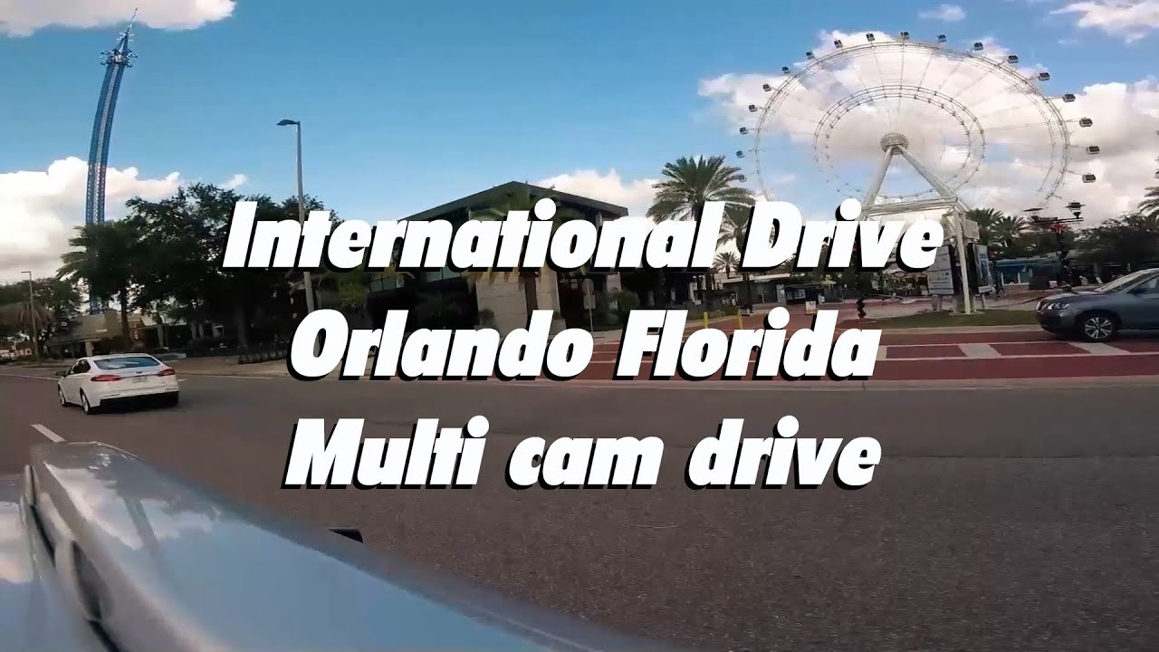 International drive Orlando Florida multi cam drive - YouTube
