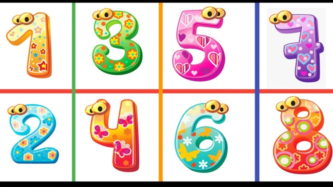 Learn Numbers with Spellings |One Two Three to Ten | 123 Number Names ...