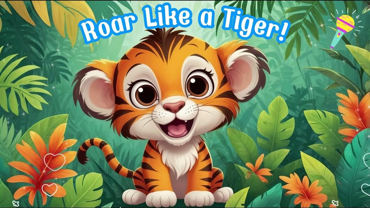 Roar Like a Tiger! | Jungle Adventure Song for Kids | BopBop Song - YouTube