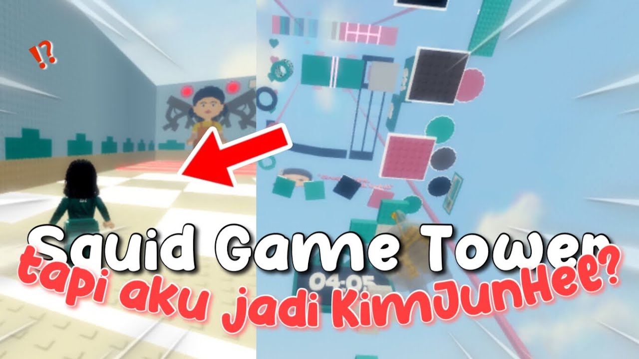 MAIN DI TOWER SQUID GAME SEBAGAI KIMJUNHEE?!!😯| Squid Game Tower 🦑 ...