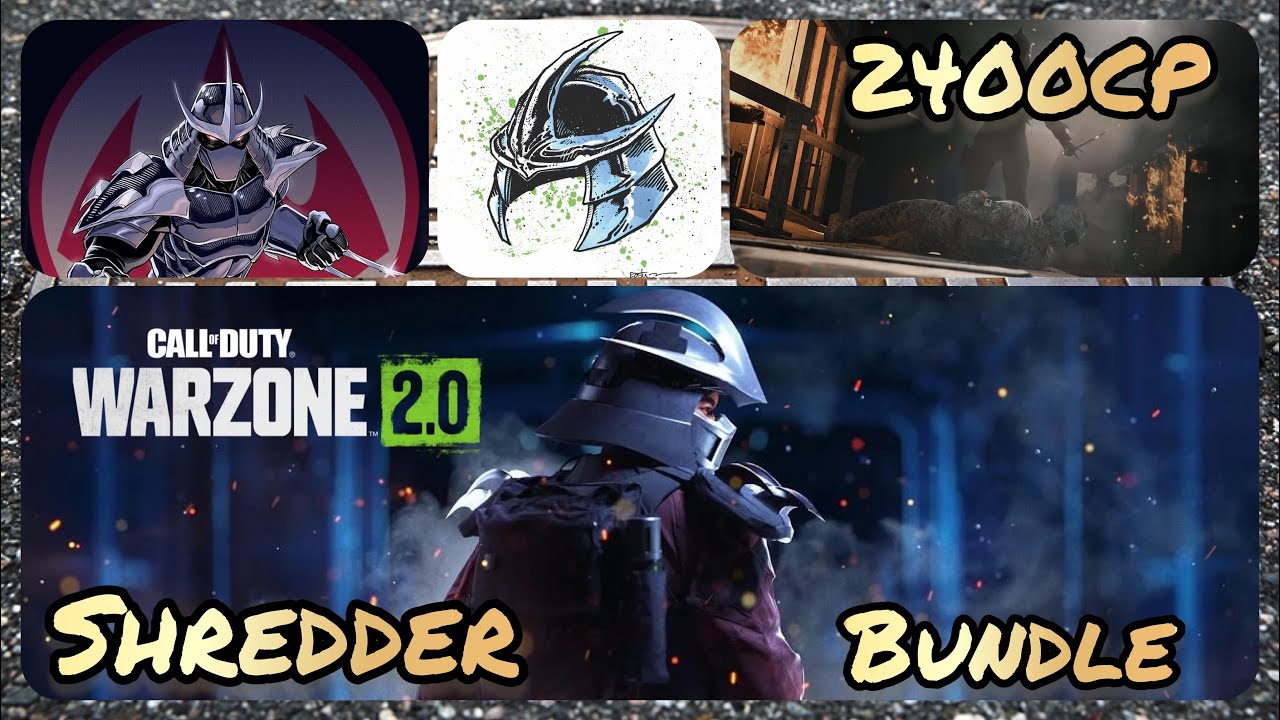 Warzone 2.0: Shredder Bundle Is Out Now Call Of Duty Live Stream - YouTube