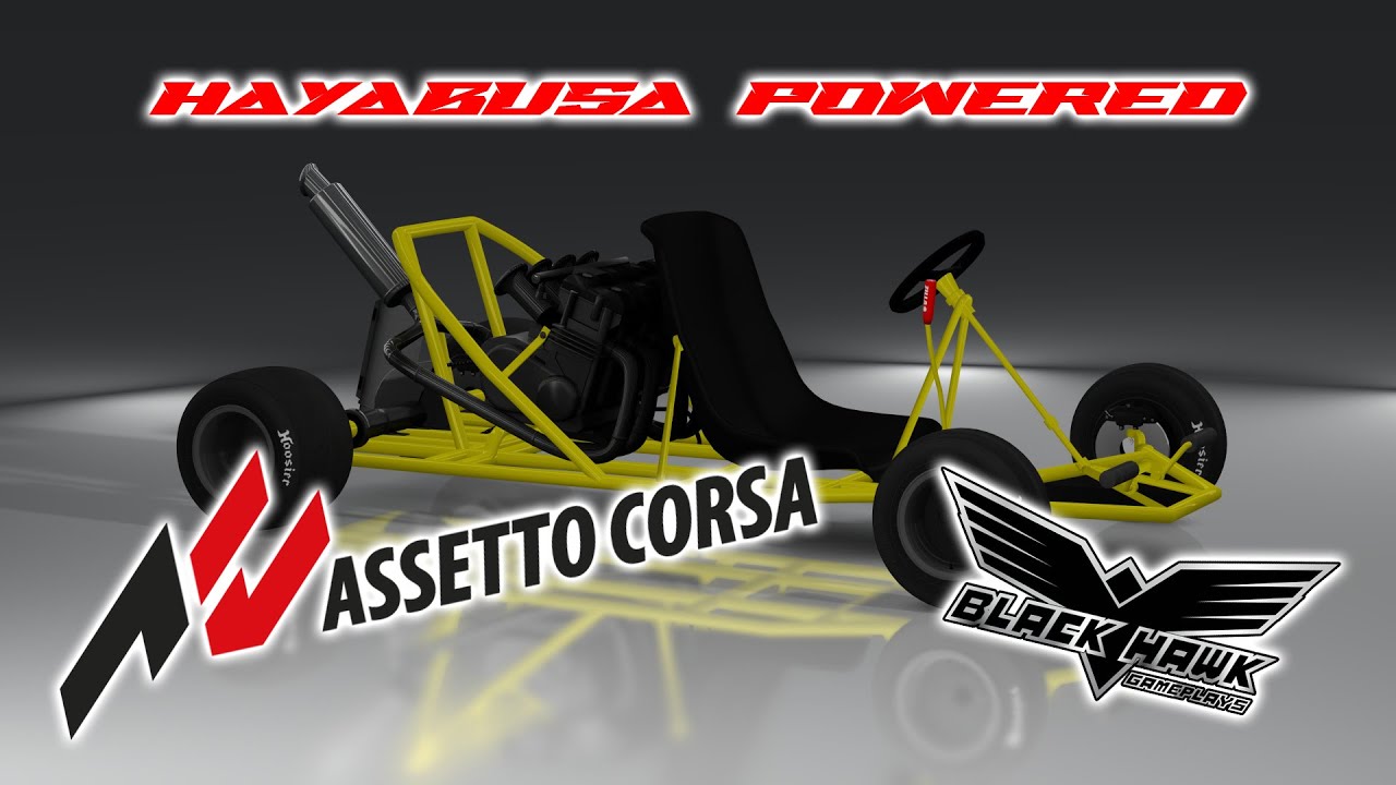 Assetto Corsa Hayabusa Powered GoKart (Link in Description) - YouTube