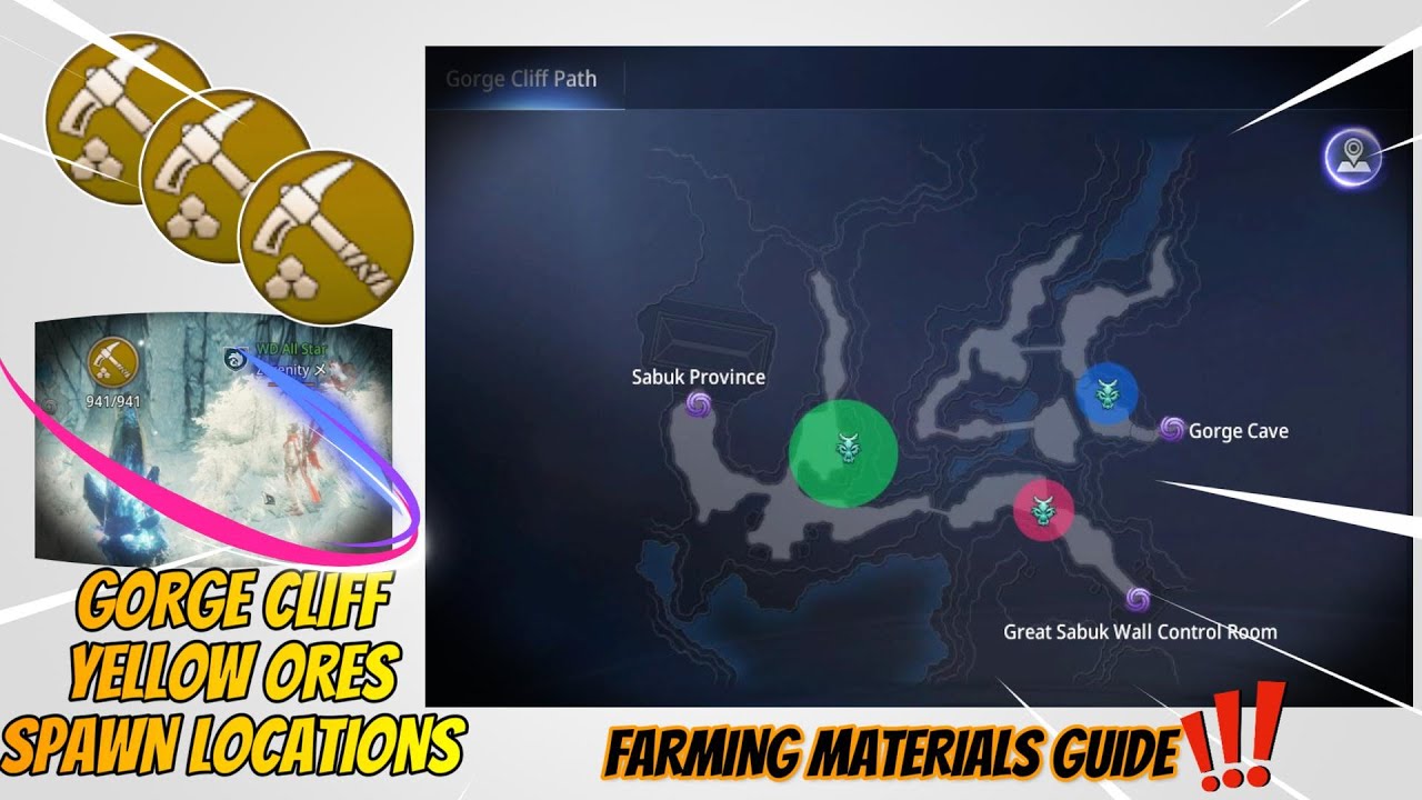 Gorge Cliff Path Yellow Ore - YouTube