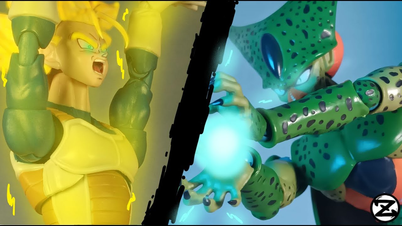 Trunks kills Cell in the Future (STOPMOTION) - YouTube