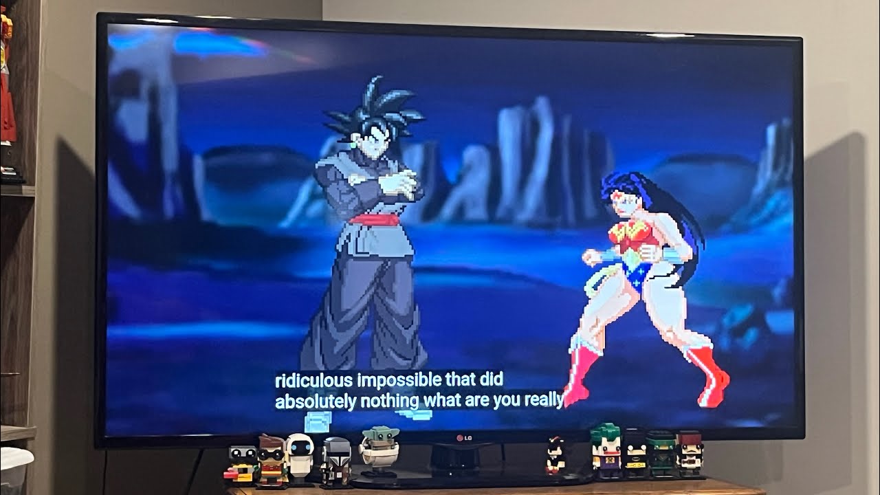 Charsonic reacts to Goku Black vs Wonder Woman (Sprite Animation) from ...