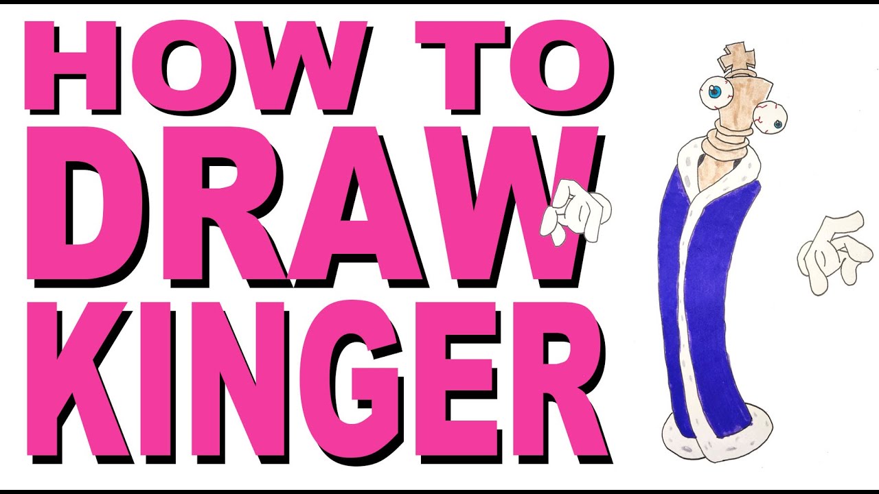 How to draw the Kinger (The Amazing Digital Circus) - YouTube
