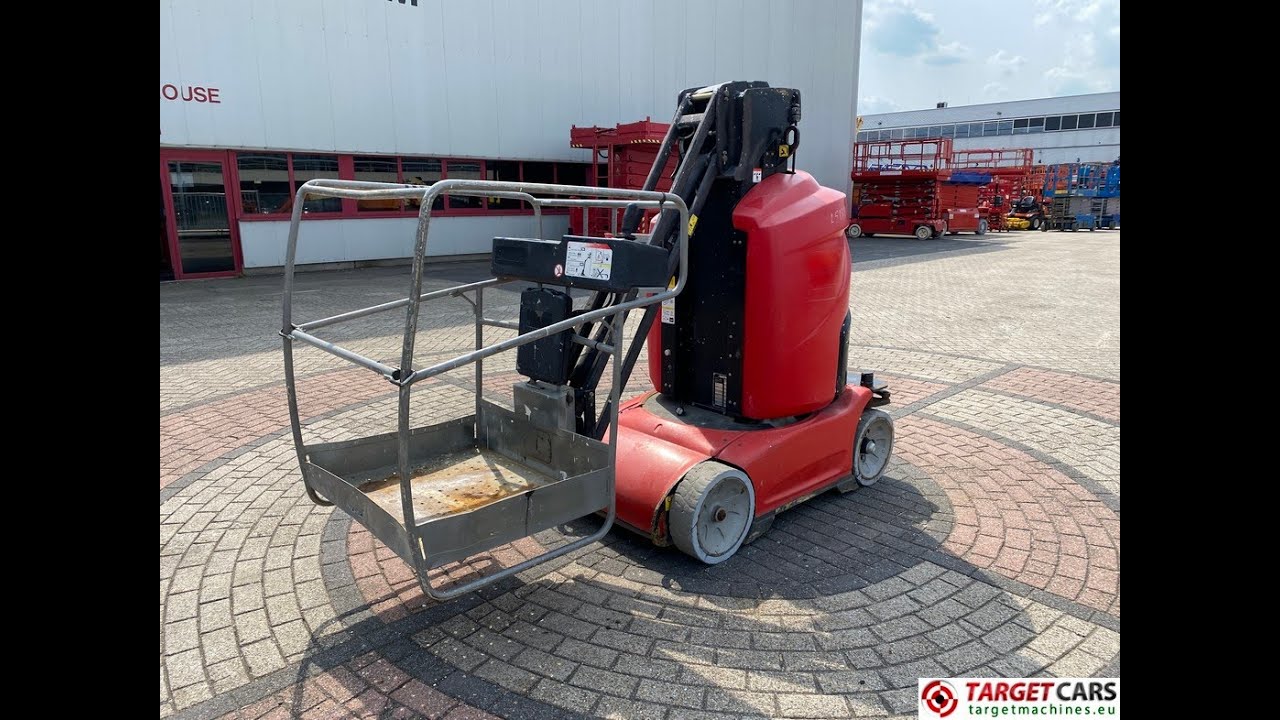 781222 MANITOU 100VJR EVOLUTION VERTICAL MAST AERIAL WORK LIFT PLATFORM ELECTRIC 2011 990CM ...