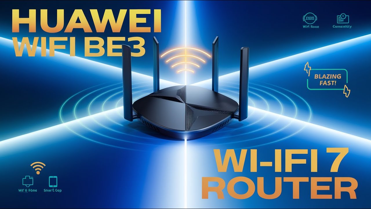 Huawei WiFi BE3 Wi Fi 7 Router setup - YouTube
