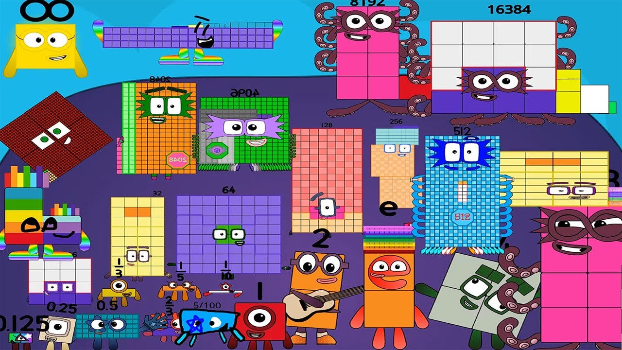 Numberblocks Short!Numberblocks Doubles Band To infinity - YouTube