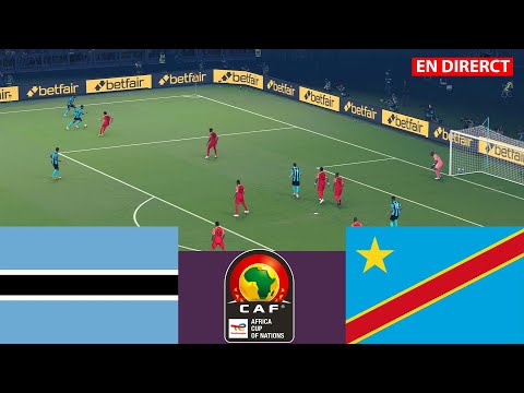🔴Botswana vs RD Congo EN DIRECT⚽ Coupe d'Afrique Nations CAF 2025 Match complet-Simulation jeu vidéo