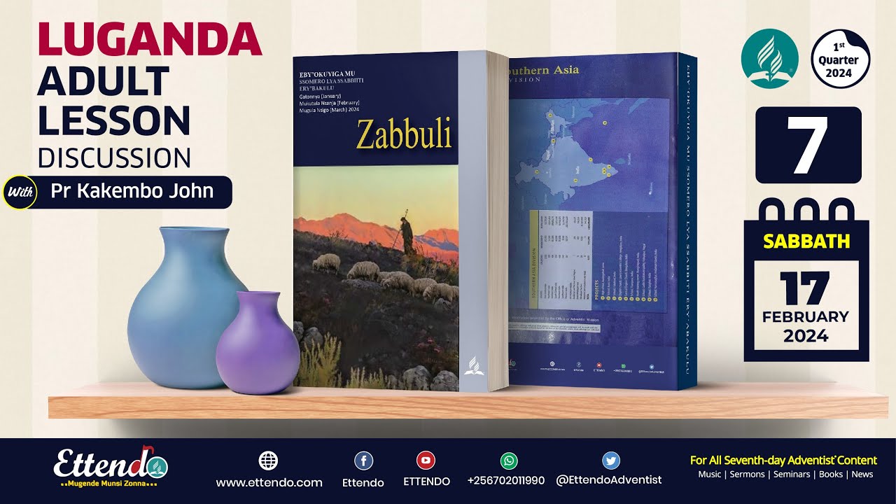 LUGANDA LESSON Discussion #sabbath 17-Feb-2024 With Pr Dr Kakembo - YouTube