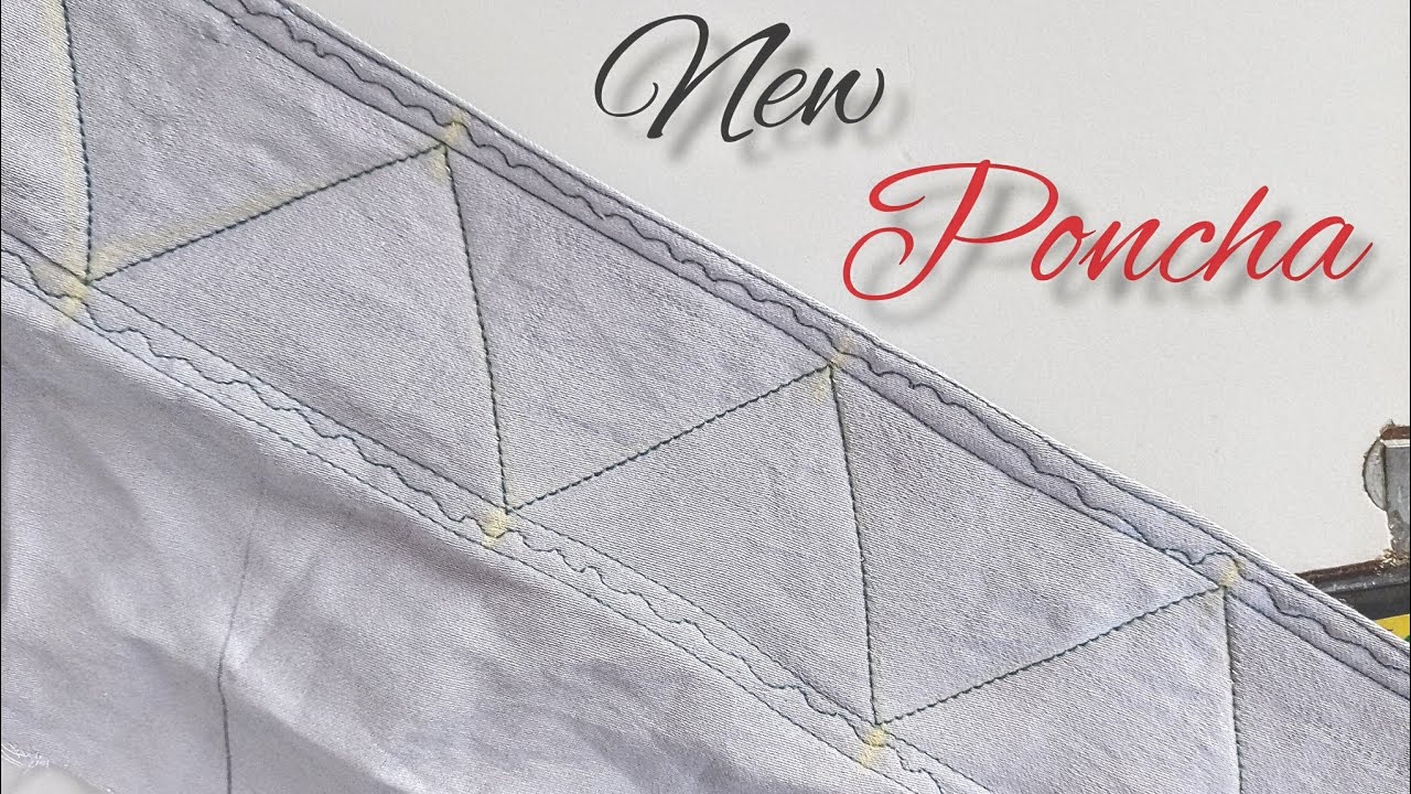 poncho ke design / poncha design /ponche ka design / poncho ki mohri ke ...