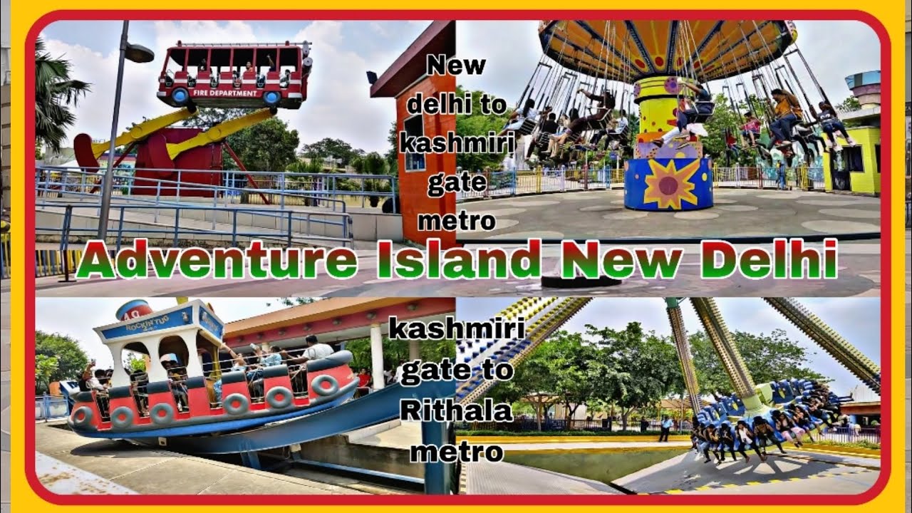 Adventure Island!! New delhi🤩600 ticket// near Rithala metro station ...
