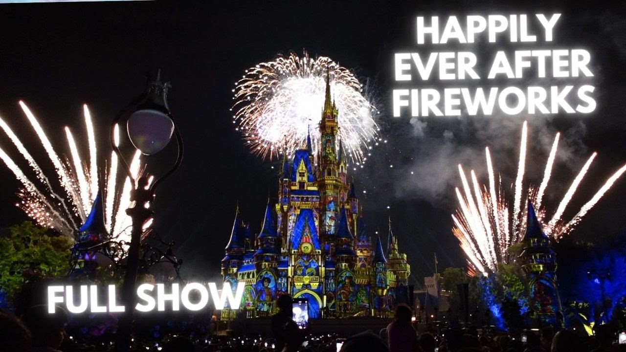 Happily Ever After' Fireworks Show at Magic Kingdom - 7/11/2024 - YouTube