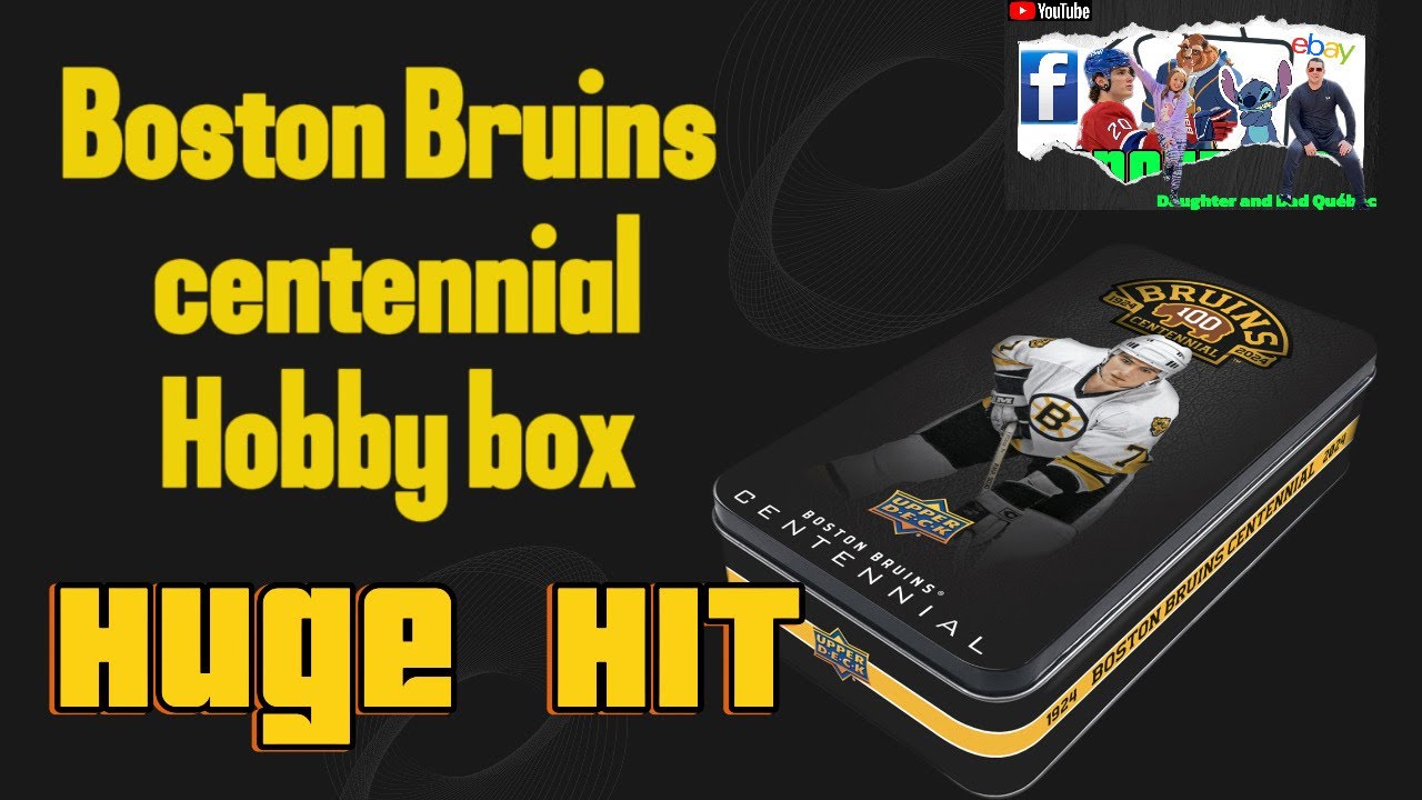 23-24 Boston Bruins centennial hobby box #/28 ! #boxbreak #ddquebec # ...