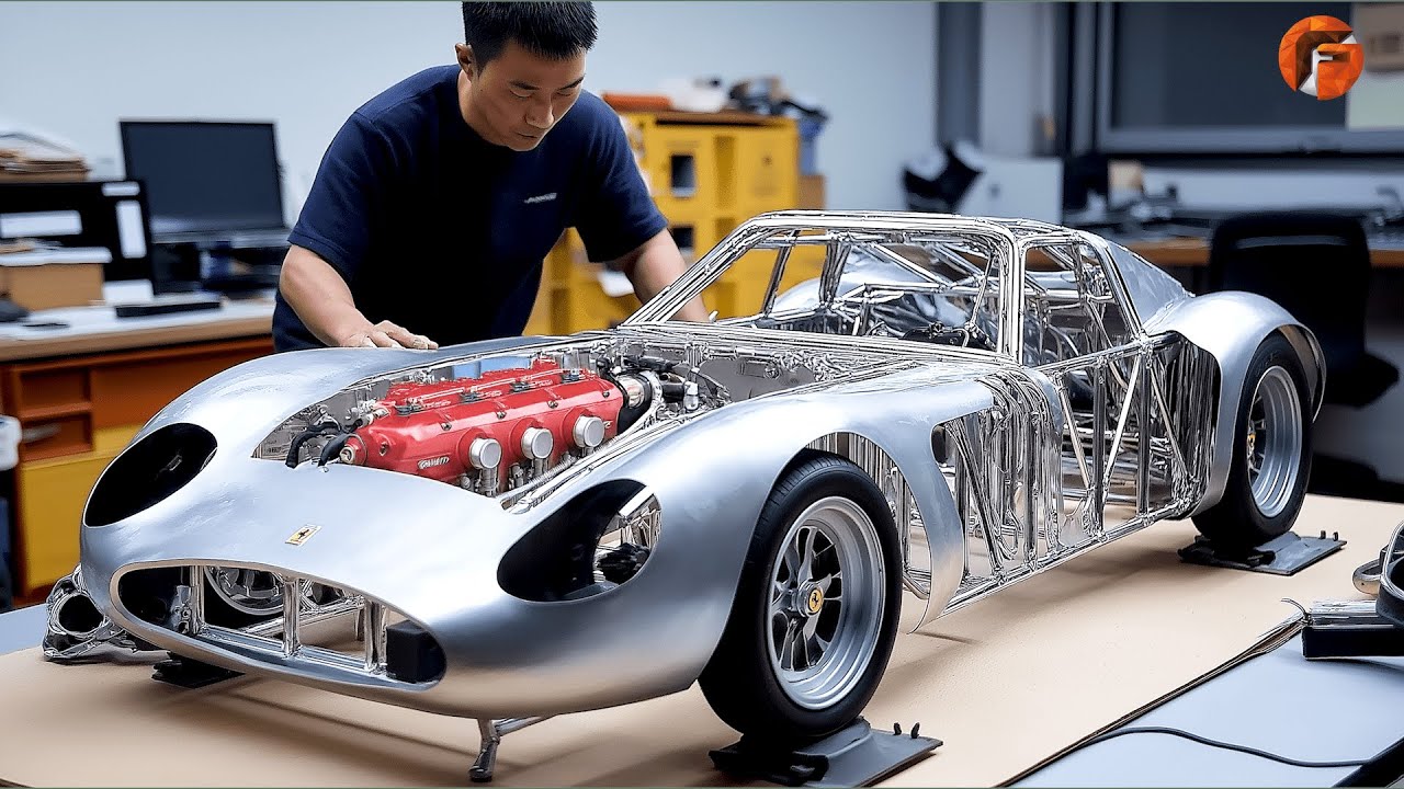 Building Metal Ferrari 250 GTO With Real Mechanisms | Start to Finish ...