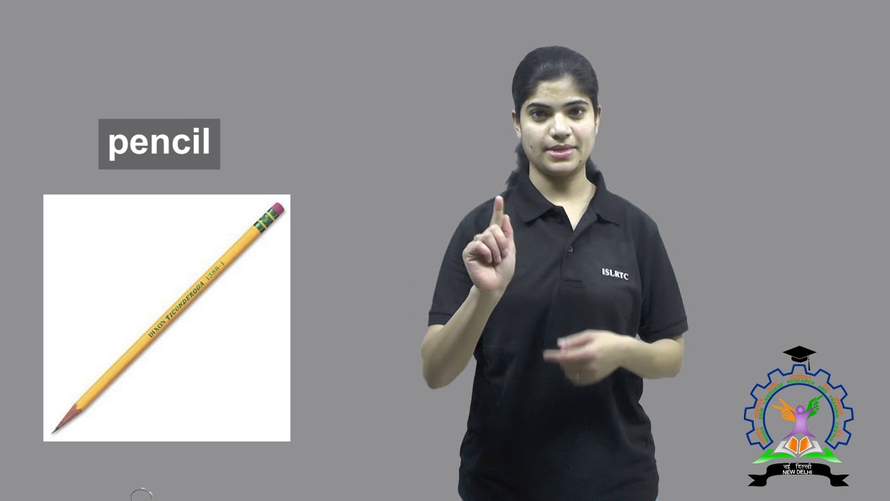 pencil (sign 4) - YouTube